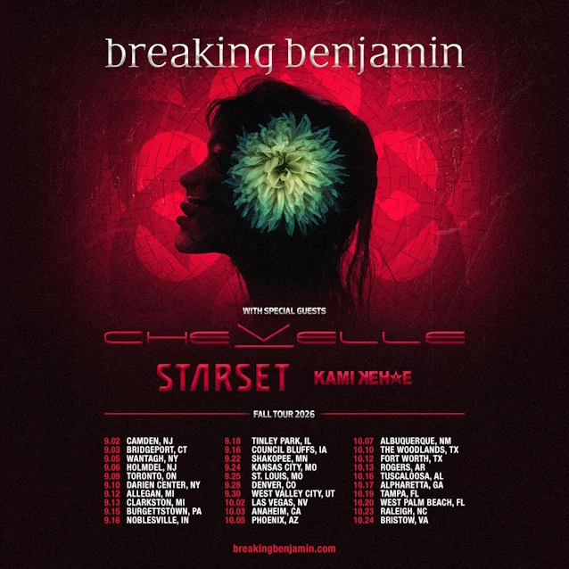 Breaking Benjamin's Tour Launches In September - RockinTown
